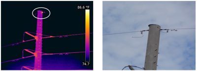 Infrared & UV Inspection of Overhead Transmission Lines