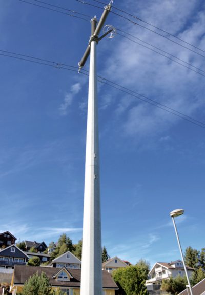 Unique Tower Was Early Model for Compact Transmission Line