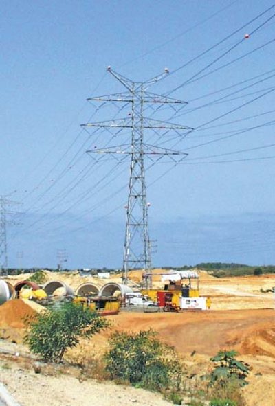 Factors in the Design of Compact HV Lines in Israel